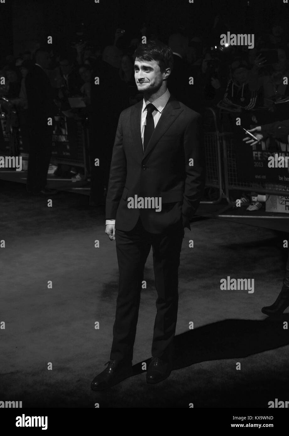 Actor daniel radcliffe Black and White Stock Photos & Images - Alamy