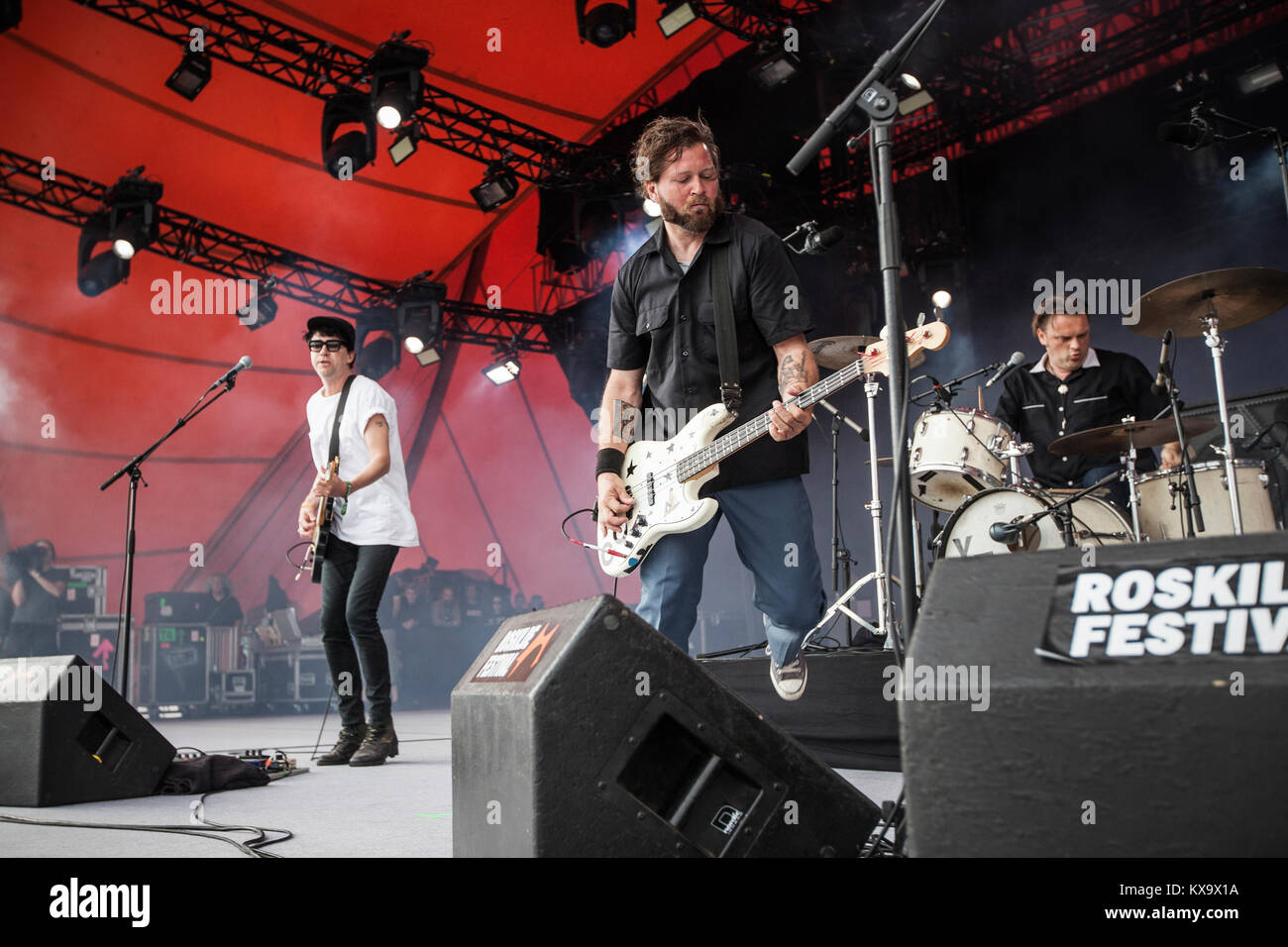 The Danish rock band Psyched Up Janis performs a live concert at the ...