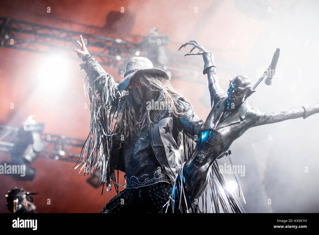 The American singer and musician Rob Zombie performs a live concert at ...