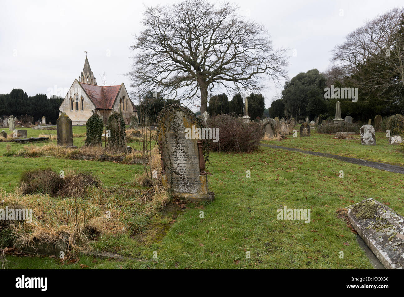 Trowbridge General Cemetery, Trowbridge, Wiltshire, England, UK Stock ...