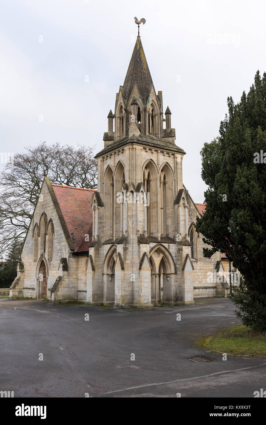 Chapel in Trowbridge General Cemetery, Trowbridge, Wiltshire, England ...
