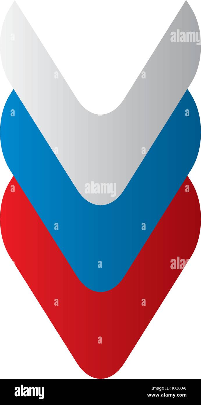 Russia flag, vector illustration Stock Vector Image & Art - Alamy