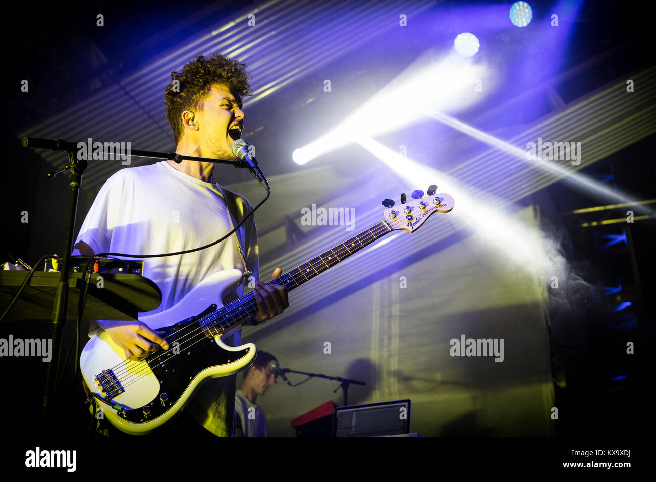 The Danish singer and multi-instrumentalist Martin Hedegaard performs a ...