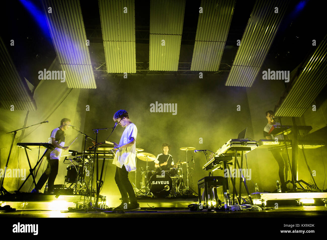 The Danish singer and multi-instrumentalist Martin Hedegaard performs a ...