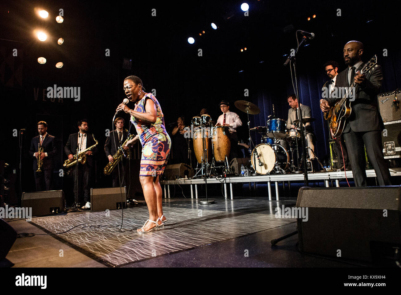 Soul singer Sharon Jones (pictured) performs a live concert with the ...