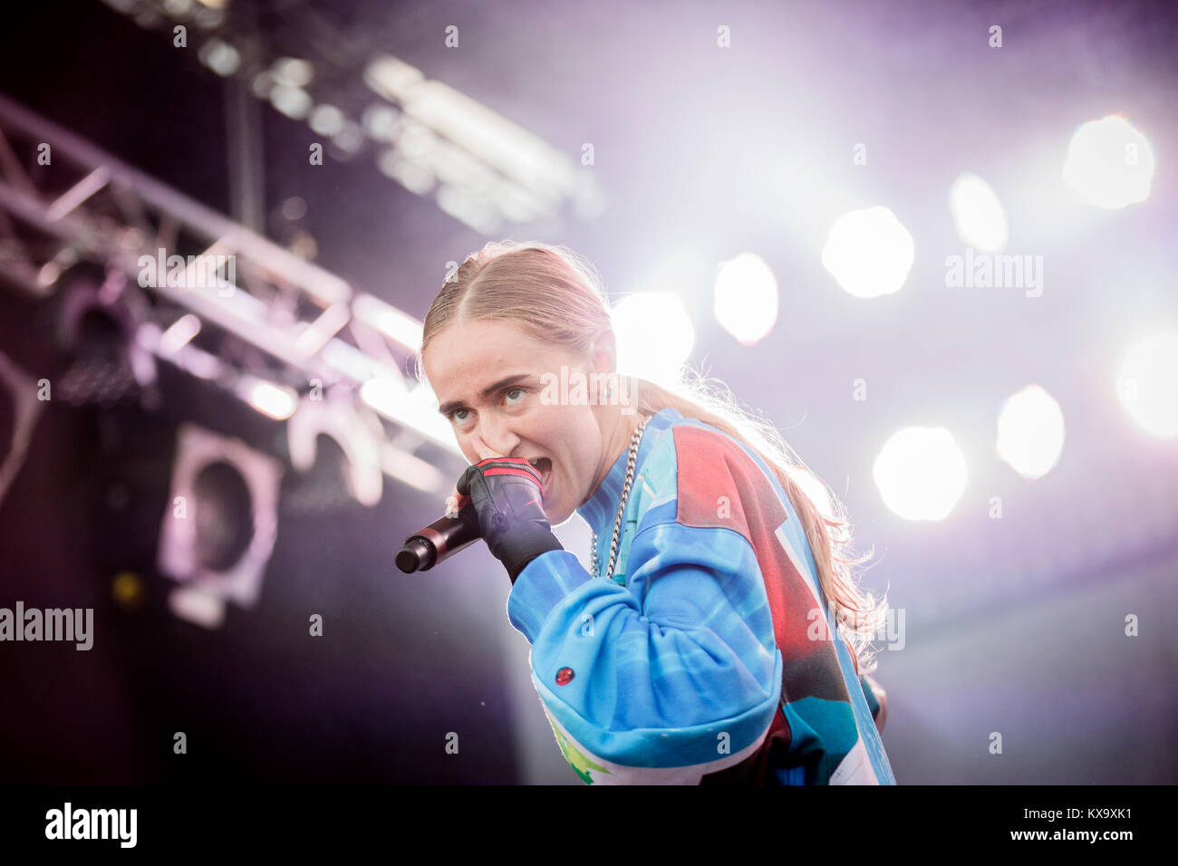 The Swedish rapper Silvana Imam performs a live concert at the Danish ...