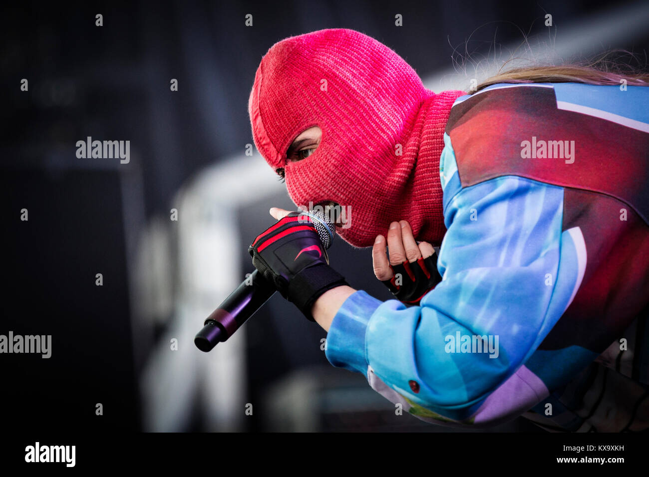 The Swedish rapper Silvana Imam performs a live concert at the Danish ...