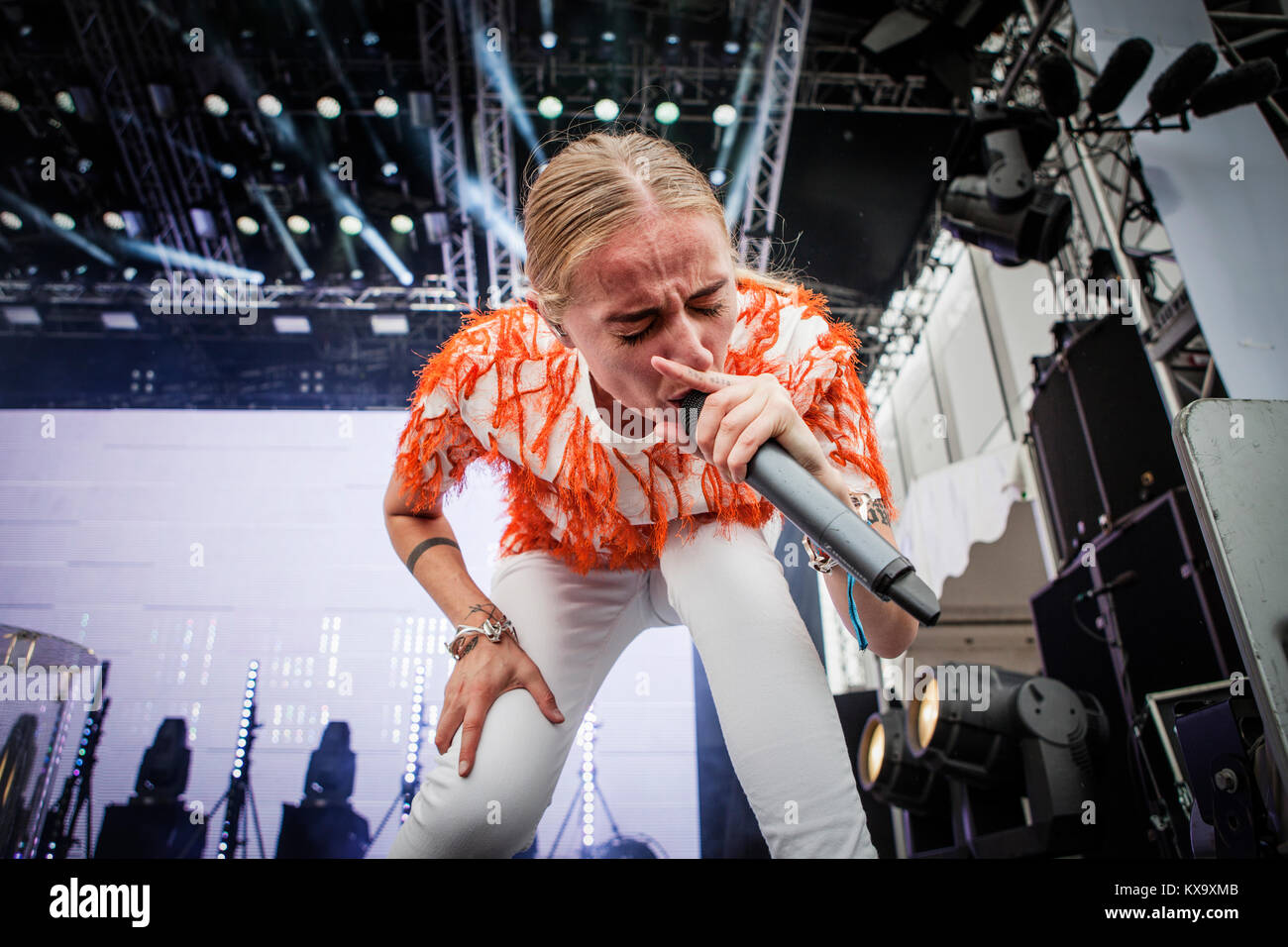 The Swedish rapper Silvana Imam performs a live concert at the Danish ...