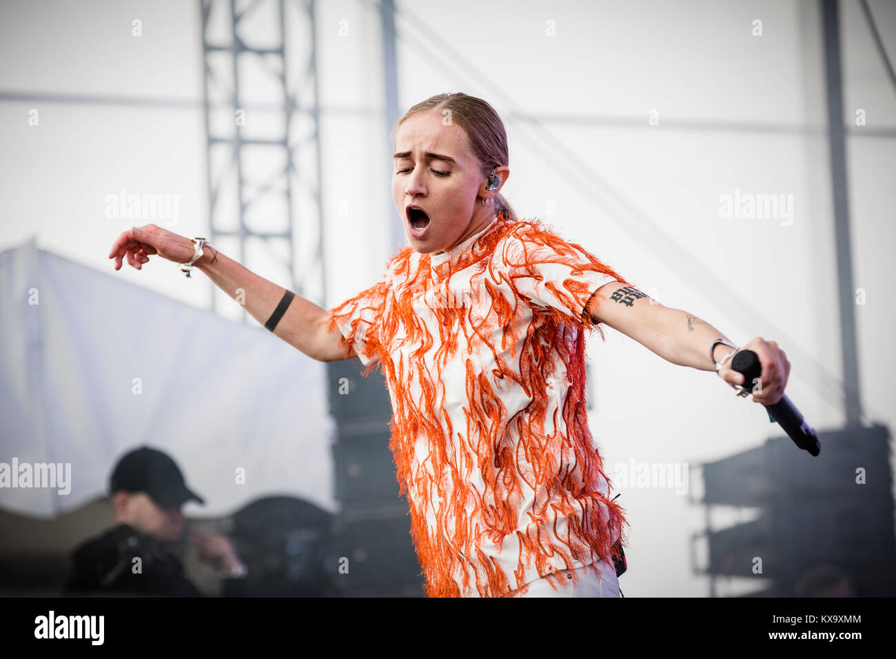 The Swedish rapper Silvana Imam performs a live concert at the Danish ...