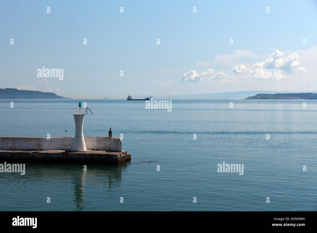 The crossing through the strait of Dardanelles from Asia to Europe ...