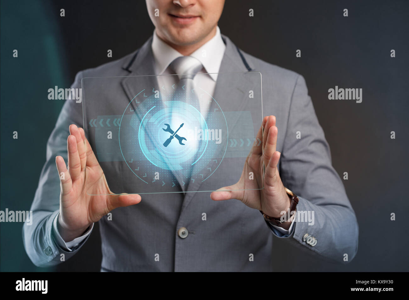 Business Technology. Internet Concept. Technical Support Customer ...