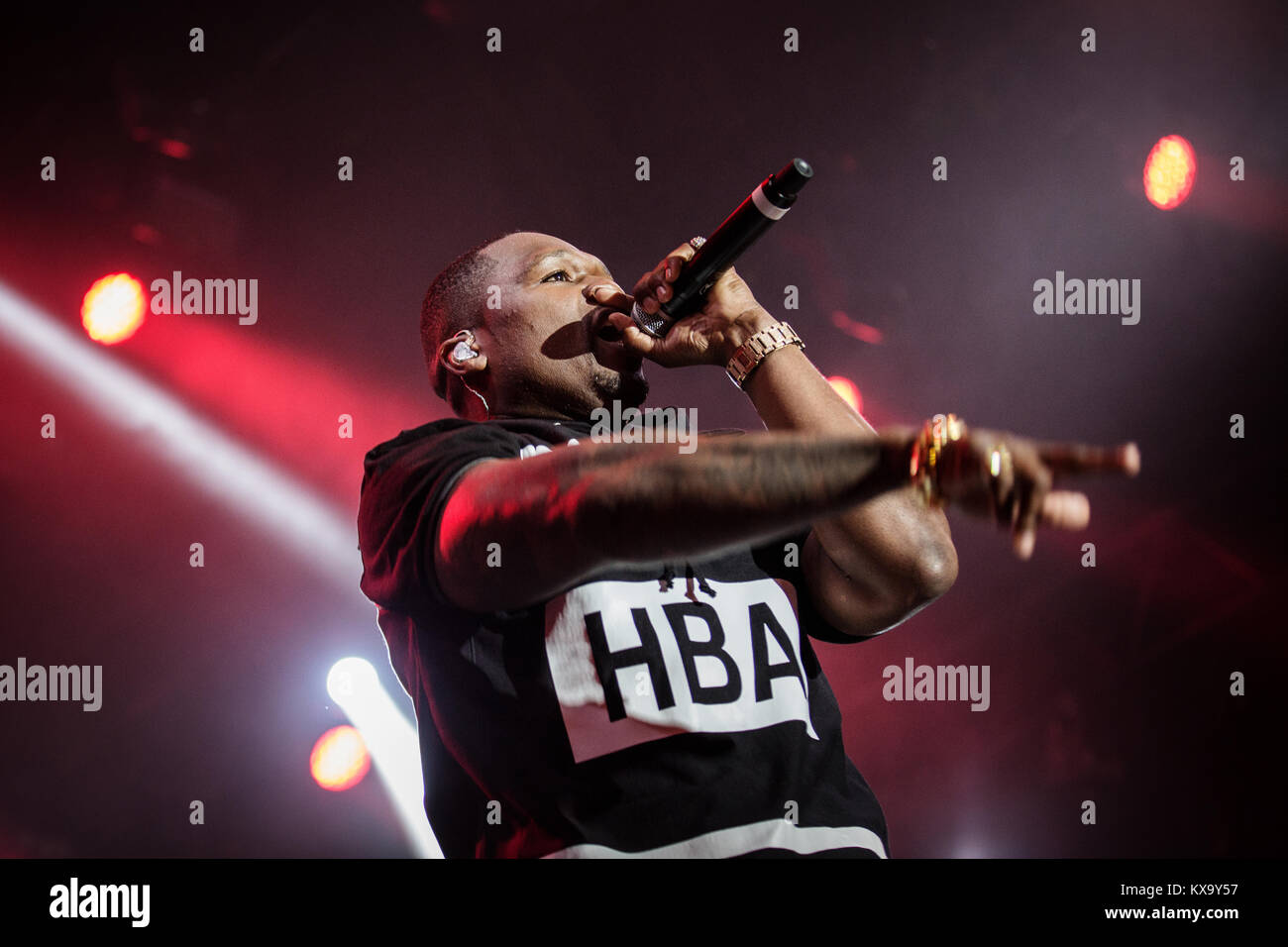 The American rapper, actor and entrepreneur 50 Cent performs a live ...