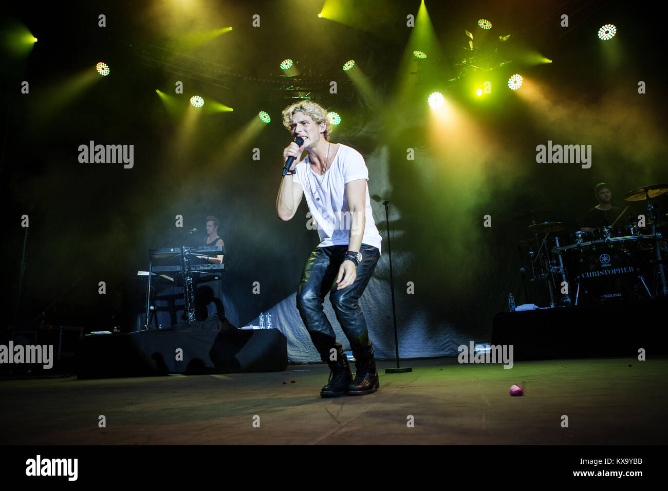 The Danish pop singer, songwriter and teenage idol Christopher Lund ...