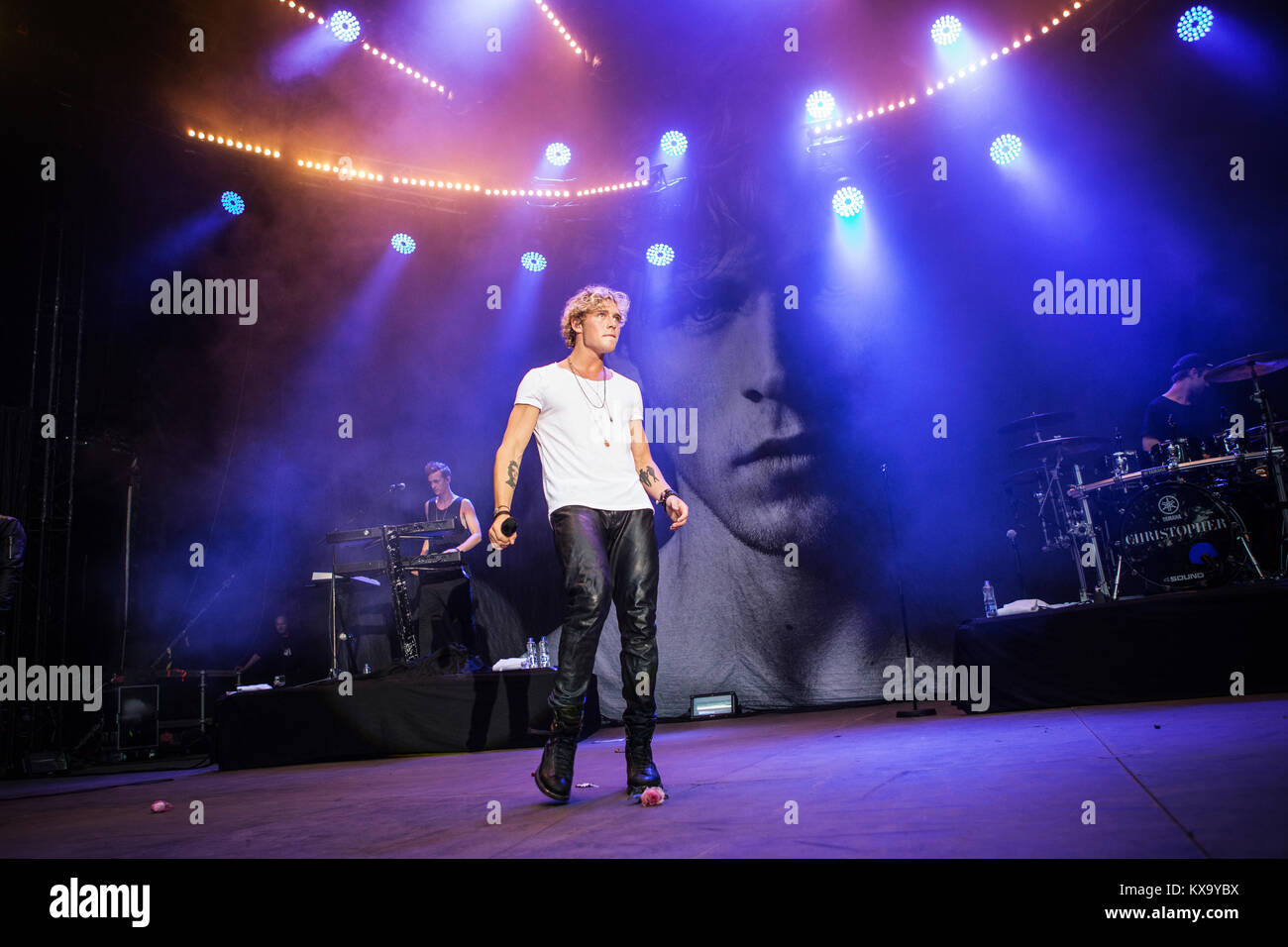 The Danish pop singer, songwriter and teenage idol Christopher Lund ...