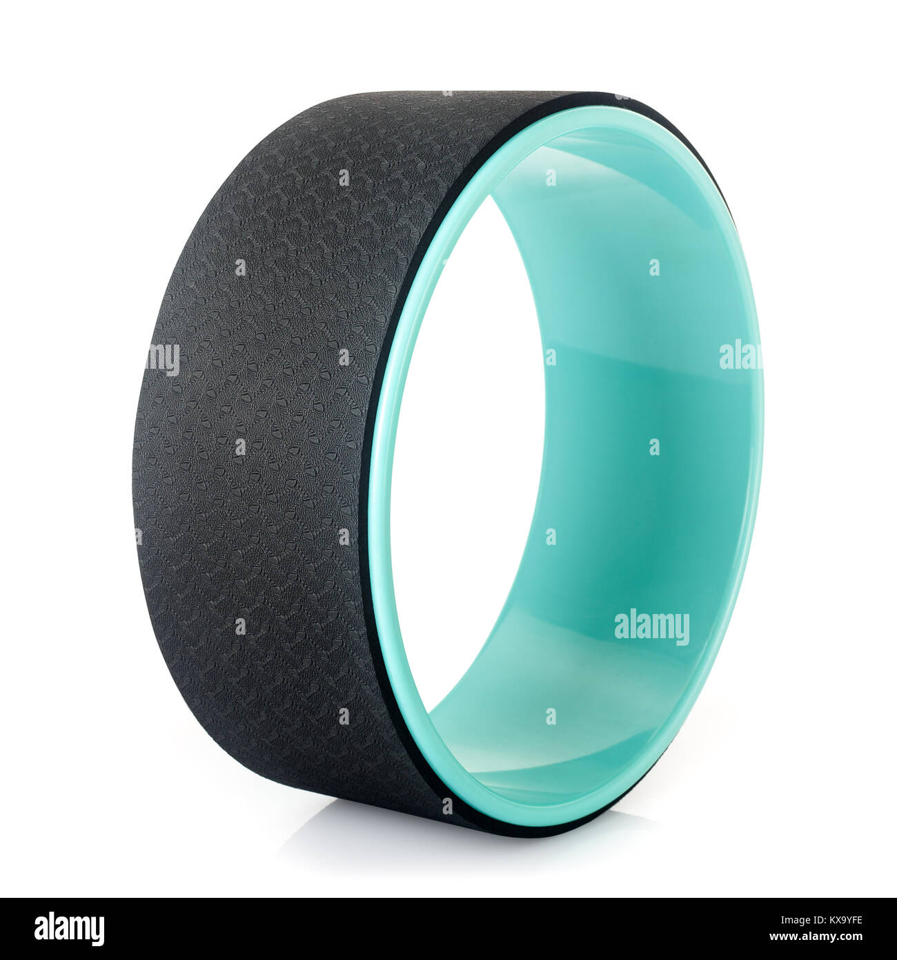 yoga wheel isolated on white background with clipping path. Pilates ...