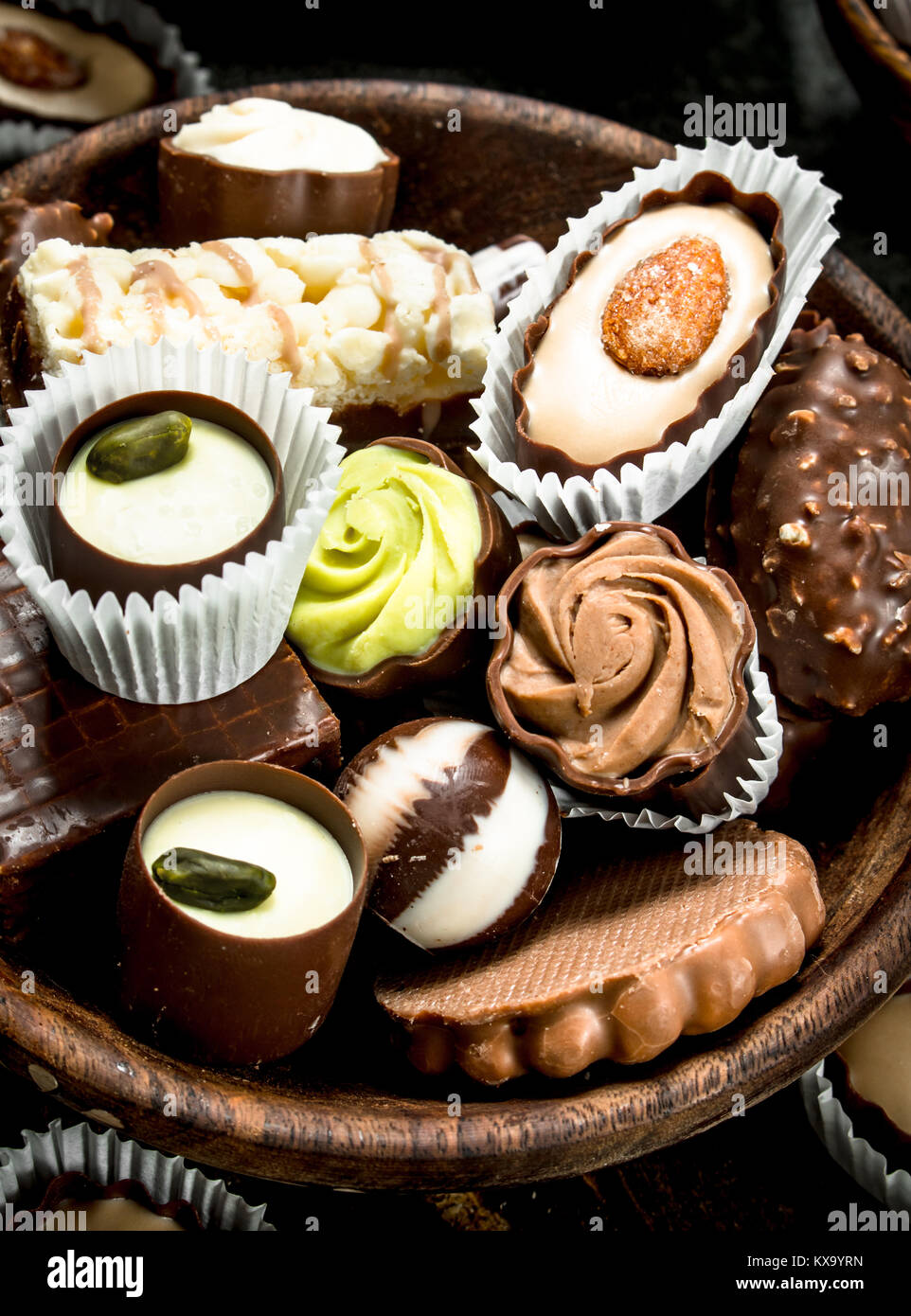 Nut candies hi-res stock photography and images - Alamy