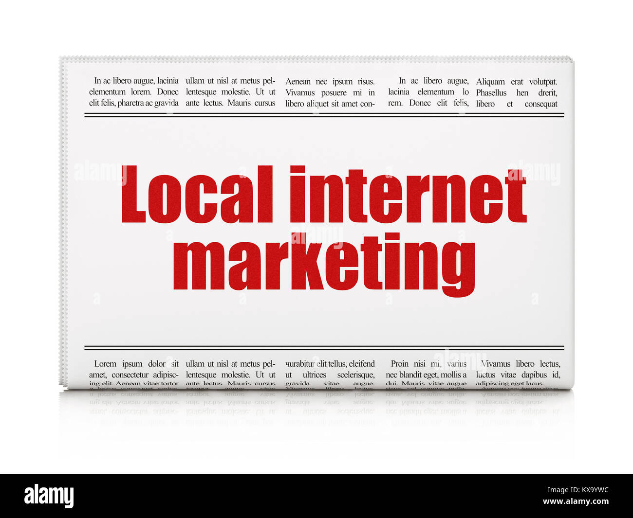 Marketing concept: newspaper headline Local Internet Marketing Stock ... Marketing concept: newspaper headline Local Internet Marketing Stock ...