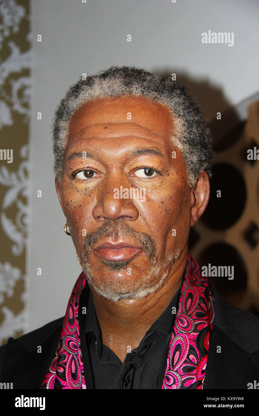 Morgan freeman madame tussauds hi-res stock photography and images - Alamy