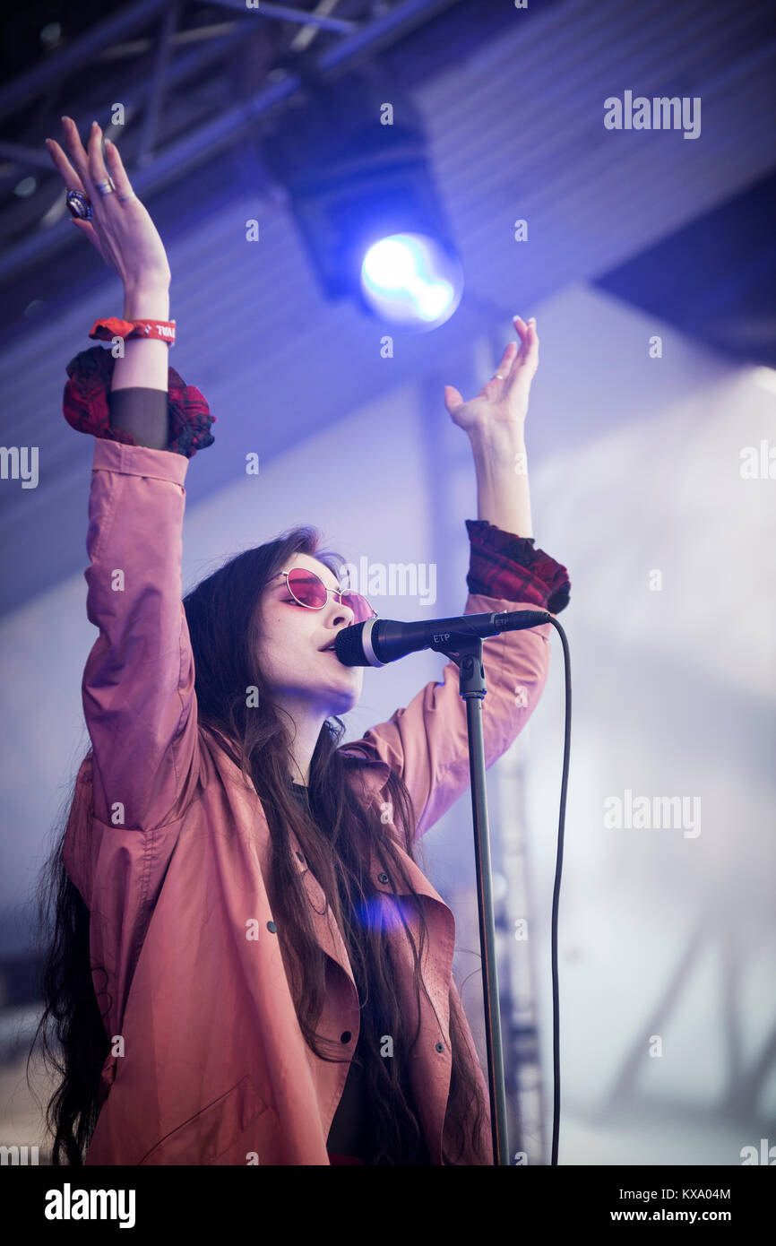 The Swedish singer, songwriter and musician SKOTT performs a live ...