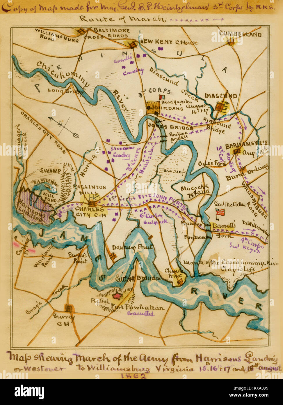 Harrison’s landing civil war hi-res stock photography and images - Alamy