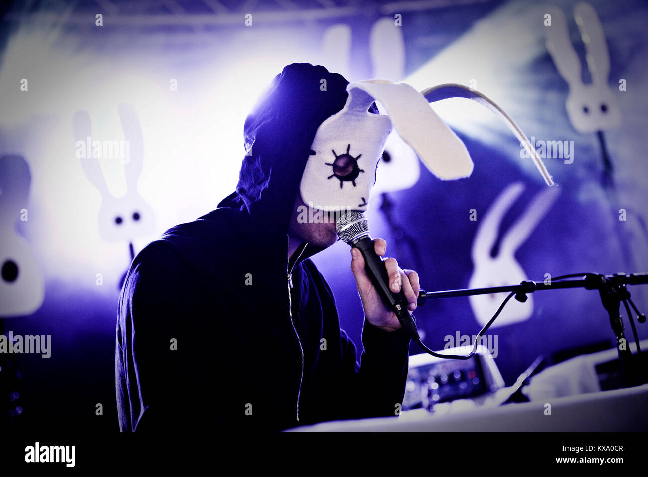 The Danish music project Sleep Party People performs a live concert at ...