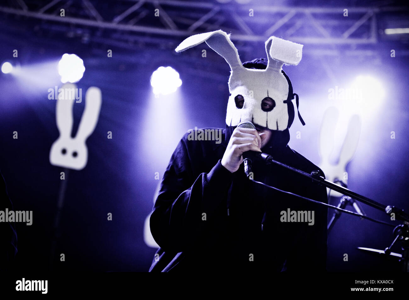 The Danish music project Sleep Party People performs a live concert at ...