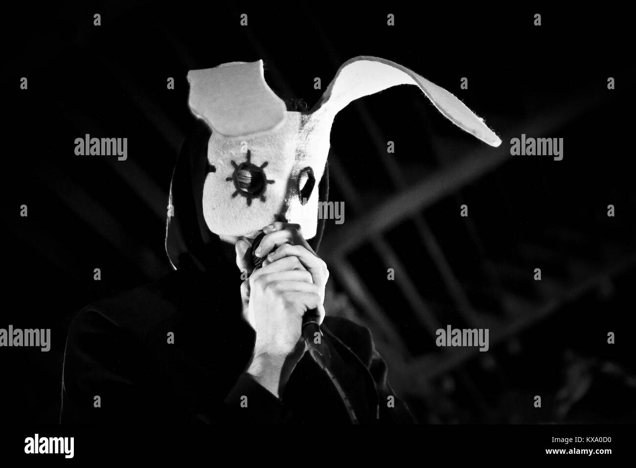 The Danish music project Sleep Party People performs a live concert in ...