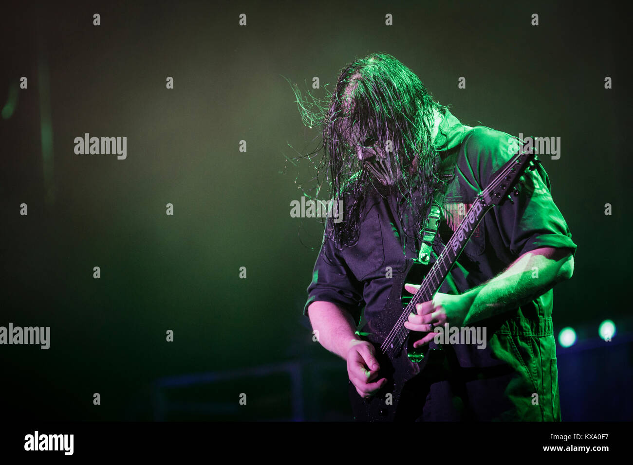 The American heavy metal band Slipknot performs a live concert at the ...