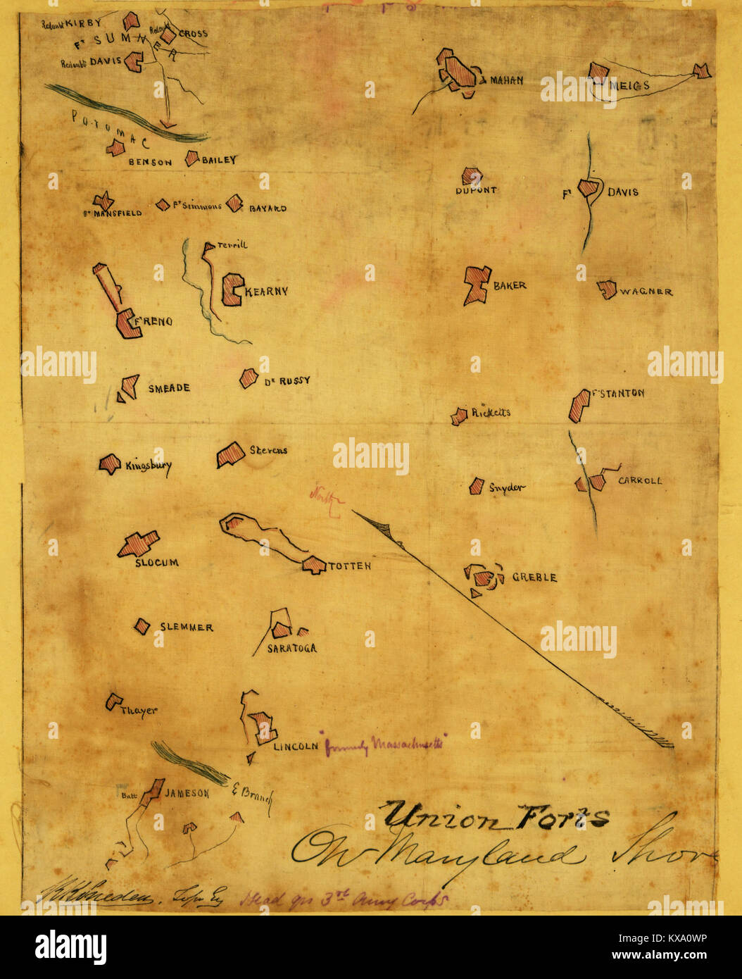 Battle of yorktown map hi-res stock photography and images - Alamy