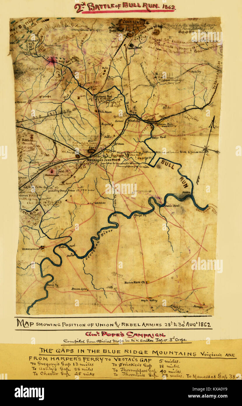 Second battle bull run hi-res stock photography and images - Alamy