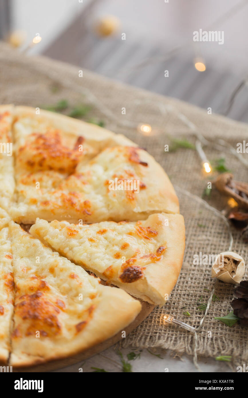 Khachapuri - traditional Georgian bread. Homemade baking. Georgian ...