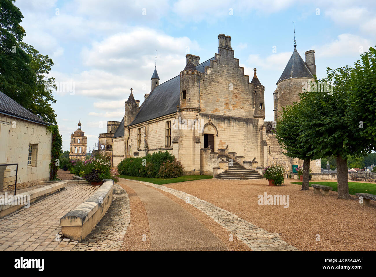Loches chateau france hi-res stock photography and images - Alamy