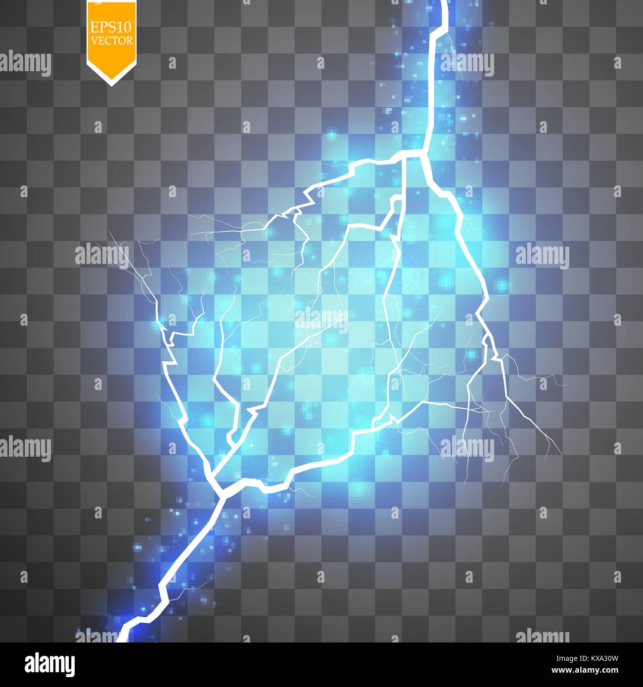 High voltage electrical discharge Stock Vector Images - Alamy