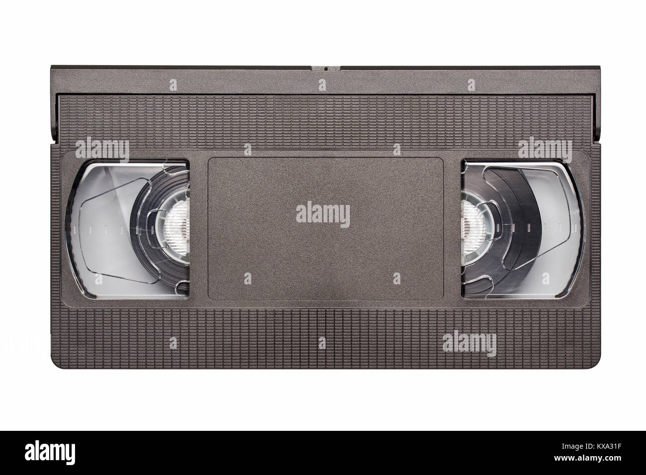Video cassette, front side isolated on white background Stock Photo - Alamy