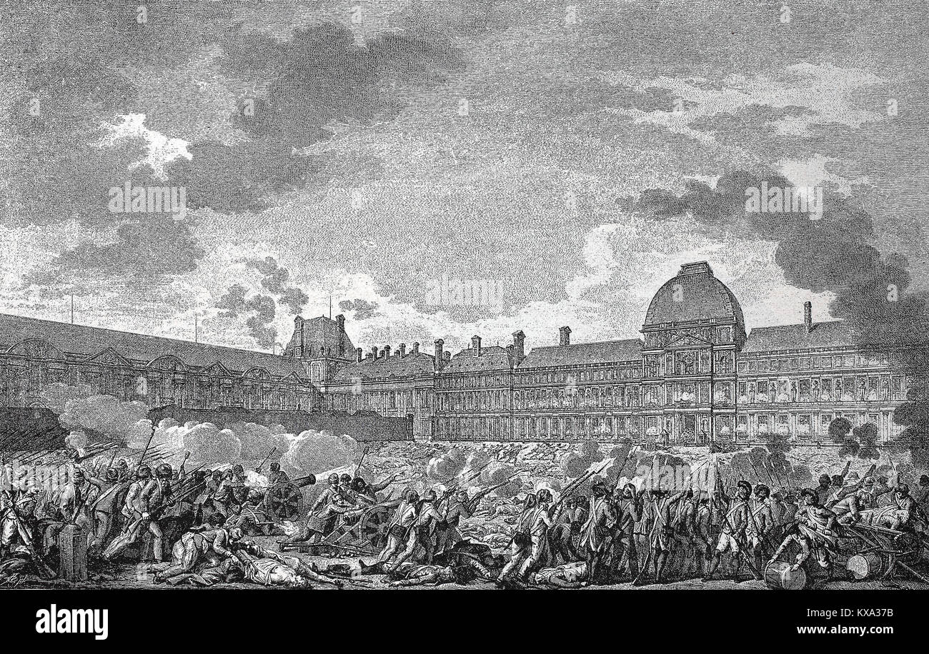 Tuileries palace 1792 High Resolution Stock Photography and Images - Alamy