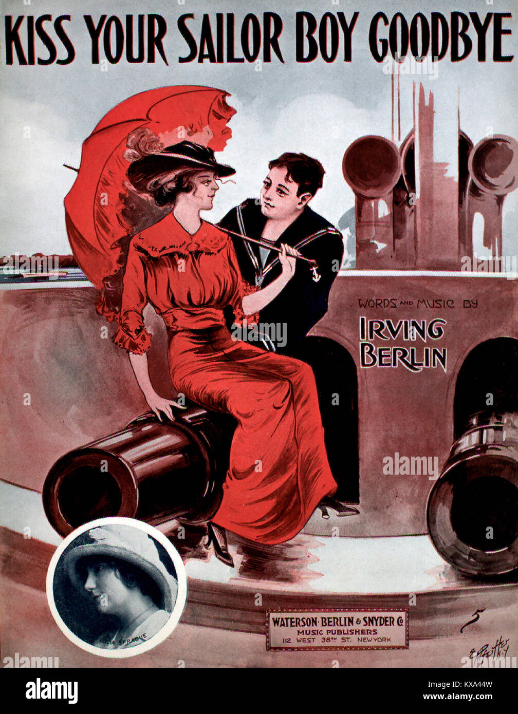 Kiss Your Sailor Boy Goodbye Stock Photo - Alamy