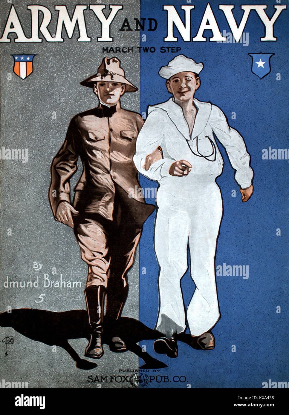 Army and Navy March Two Step Stock Photo - Alamy