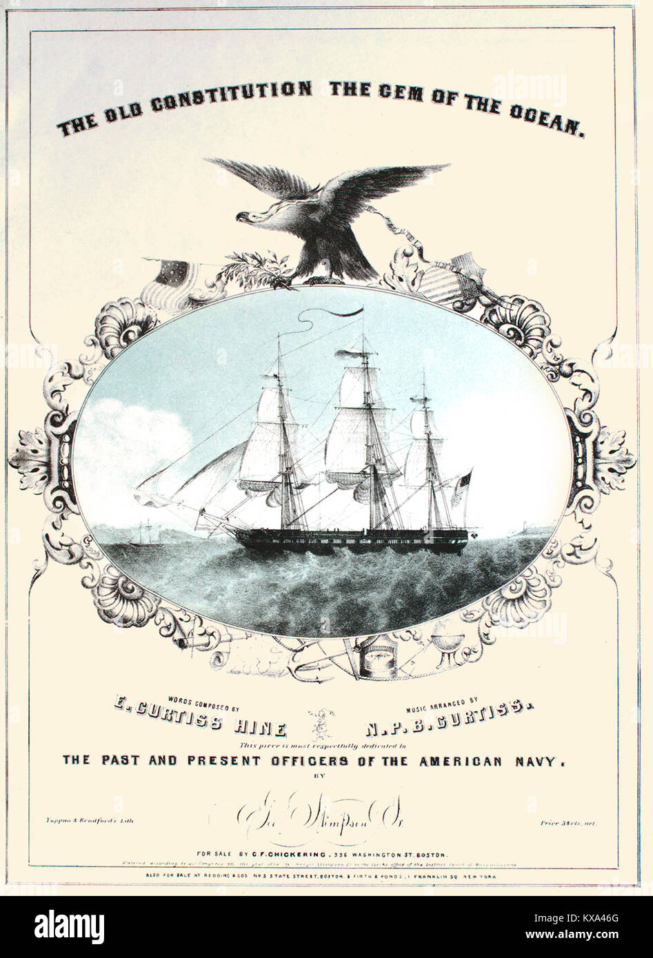 The frigate constitution old ironsides hi-res stock photography and ...