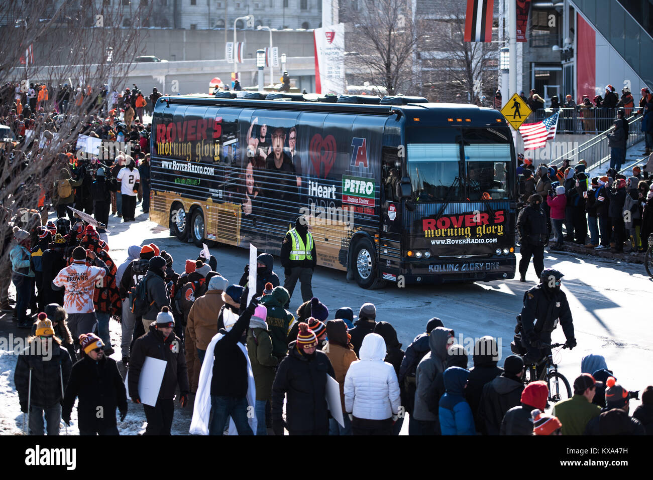 Cleveland Browns Perfect Season Parade Stock Photo - Alamy