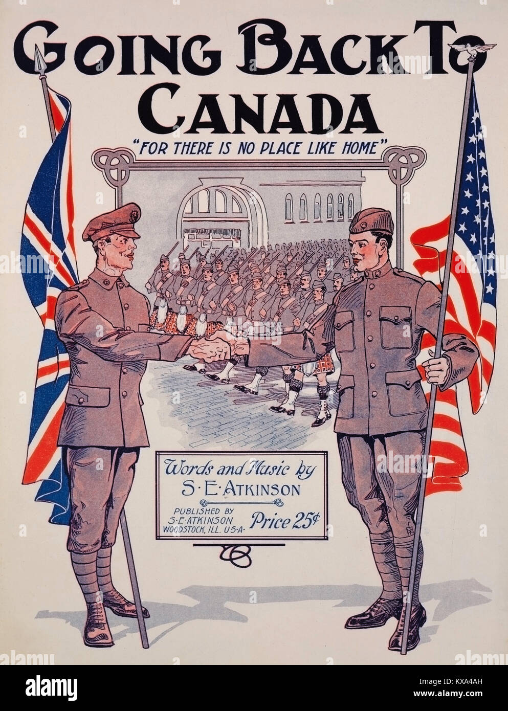 Going back to Canada for there is no place like home Stock Photo - Alamy