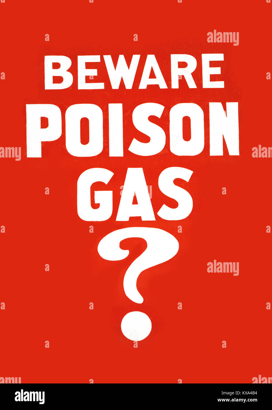 Poison gas hi-res stock photography and images - Alamy