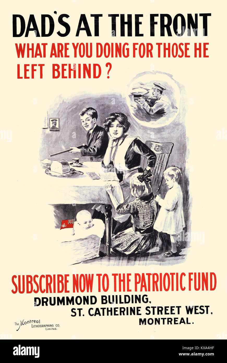 Dad's at the front Stock Photo - Alamy