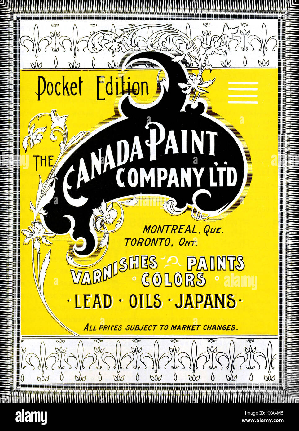 Canada Paint Company Ltd Stock Photo - Alamy