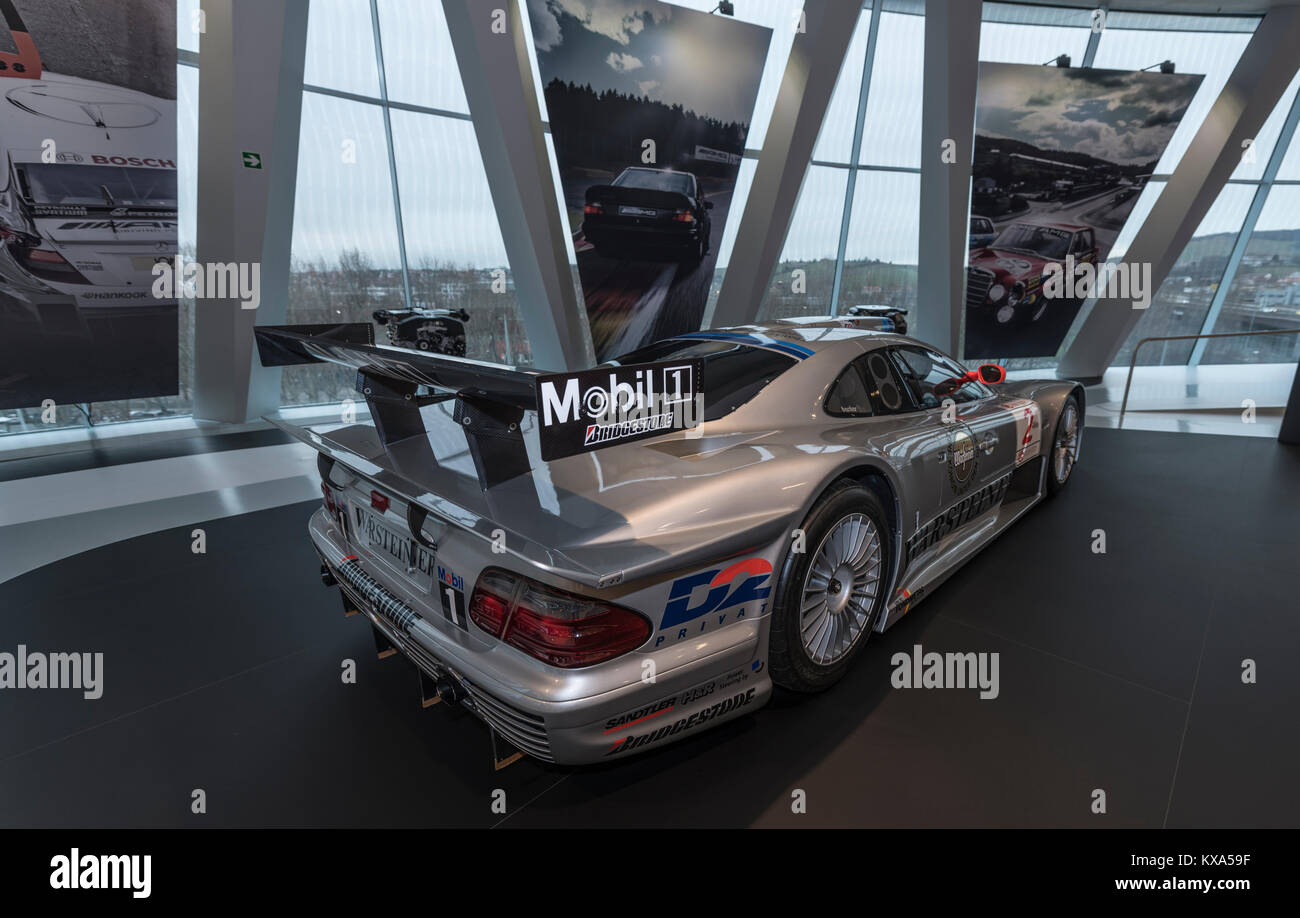 Exhibition of slected cars of the AMG branch at Mercedes Museum ...