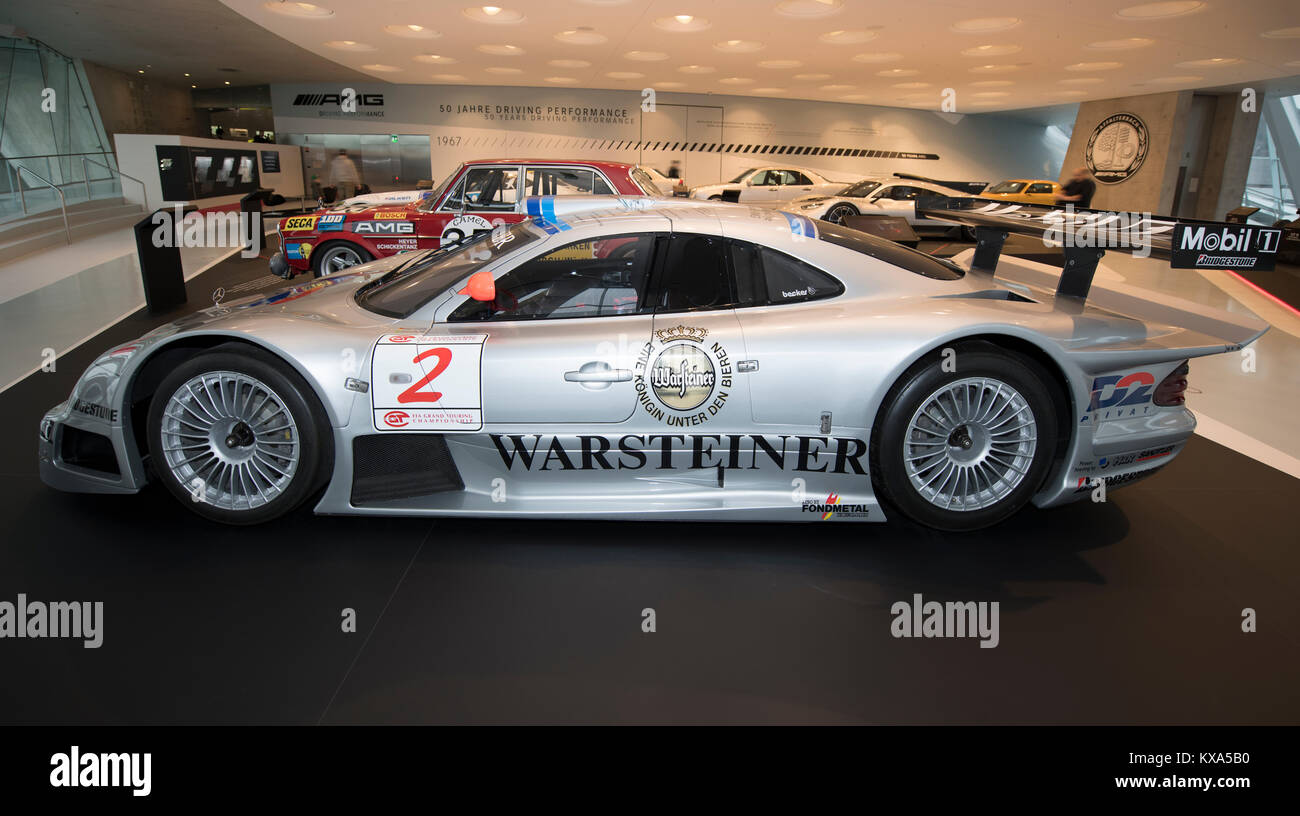 Exhibition of slected cars of the AMG branch at Mercedes Museum ...