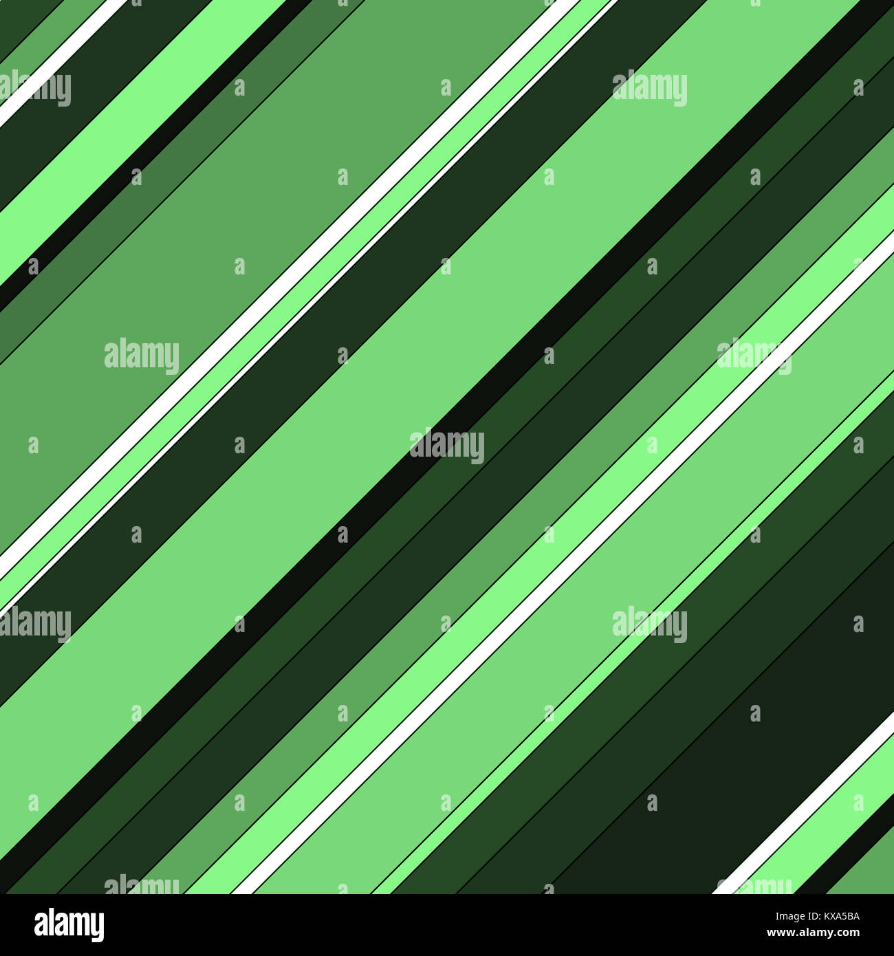 green striped diagonal row pattern background Stock Photo - Alamy