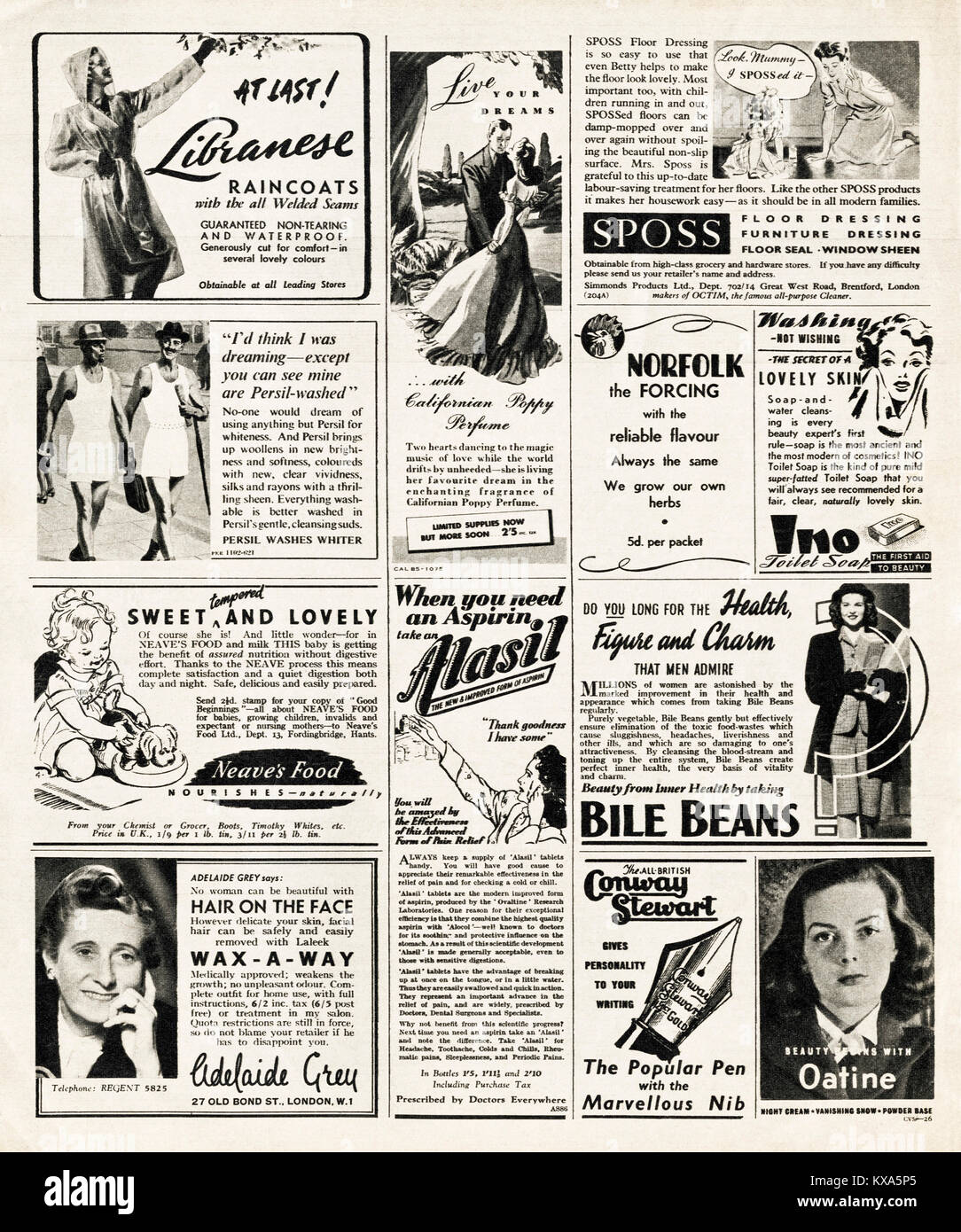 Old Adverts High Resolution Stock Photography and Images - Alamy