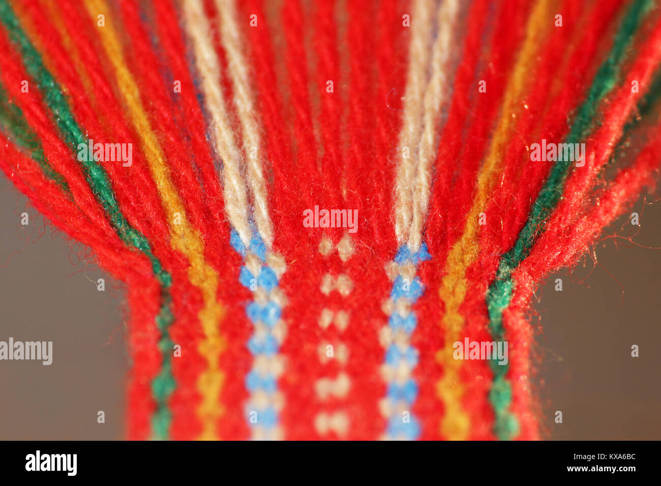 Weaving mini machine for making belts with patterns. Folk art, handmade ...