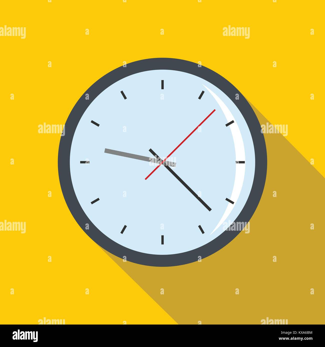 Blue clockface Stock Vector Images - Alamy