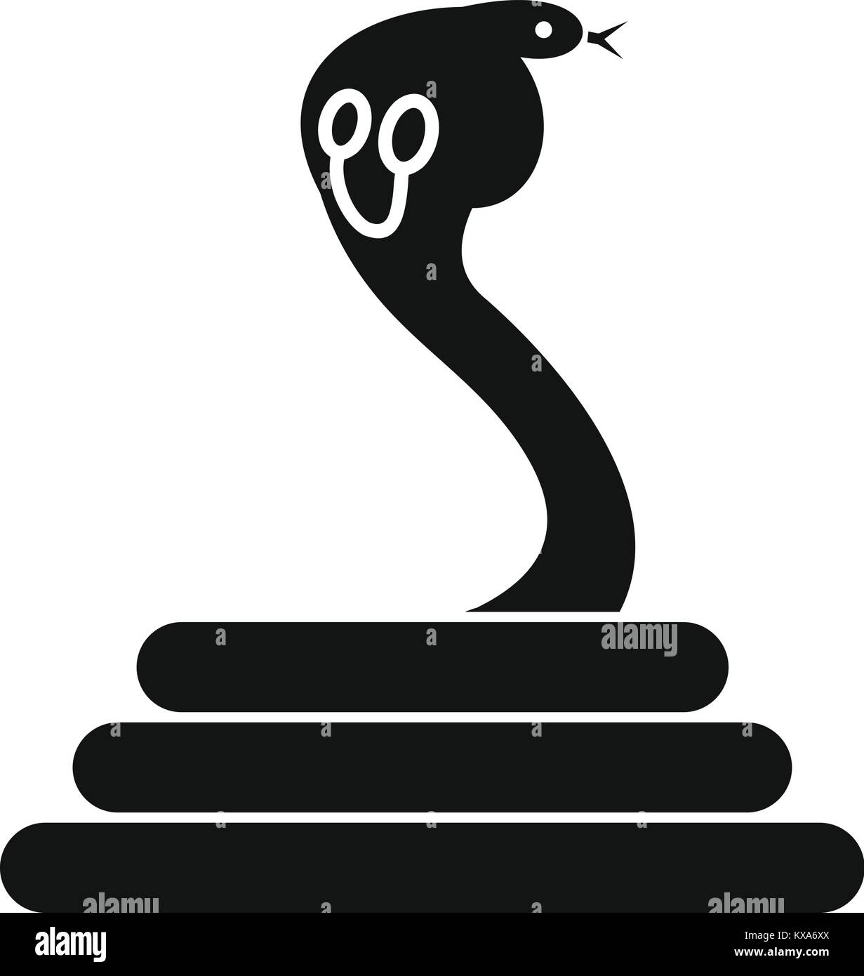 Cobra icon, simple style Stock Vector Image & Art - Alamy
